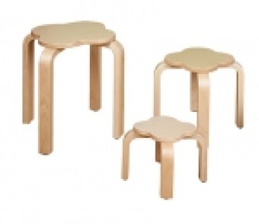 Kindergarten Stapelhocker Kleeblatt , Kindergarten Hocker